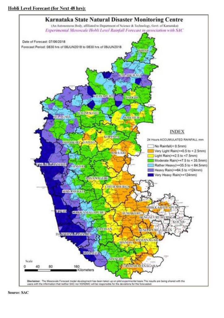 Forecast for the next 24hrs:Heavy rains over Coastal and Malnad ...